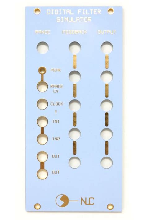 Digital Filter Simulator Panel Nonlinear Circuits Modular Addict Synth Diy