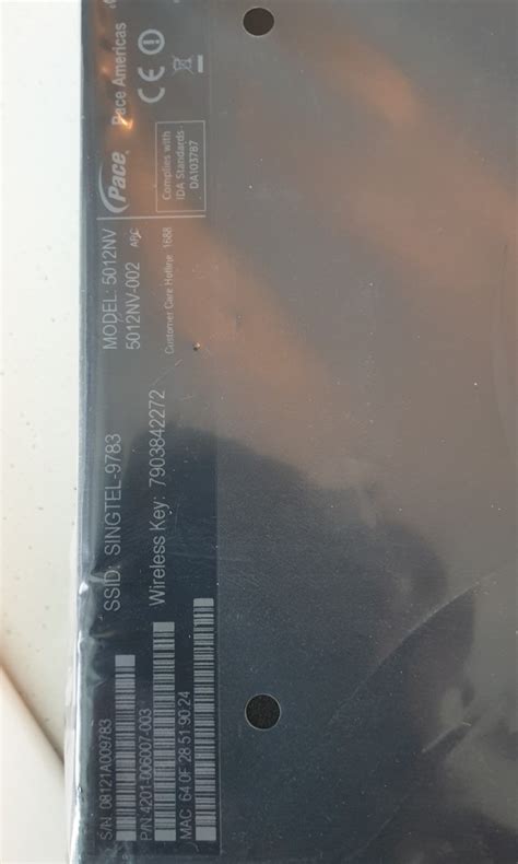 Wireless Modem Singtel Pace Computers And Tech Parts And Accessories