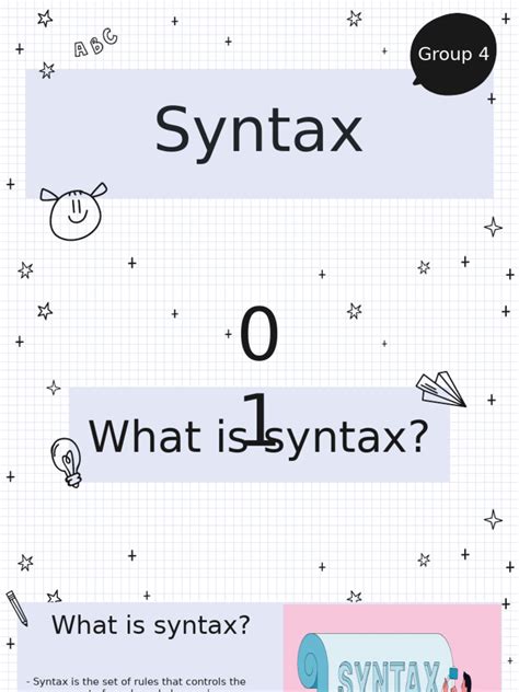 Ppt Syntax Pdf Part Of Speech Phrase
