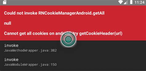 Support Cookiemanager Getall On Android Issue React Native Cookies Cookies Github