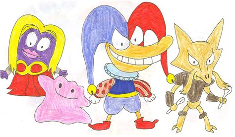 Fearsome Fives Pokemon Quackerjack By Frogwoodproductions On Deviantart
