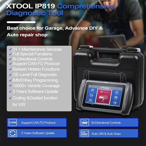 Xtool Inplus Ip819 Full System Diagnostic Tool