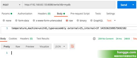 Influxdb时序数据库的安装使用教程6(使用 Api接口进行操作) Influxdb时序数据库的安装使用教程6(使用 Api接口进行操作)