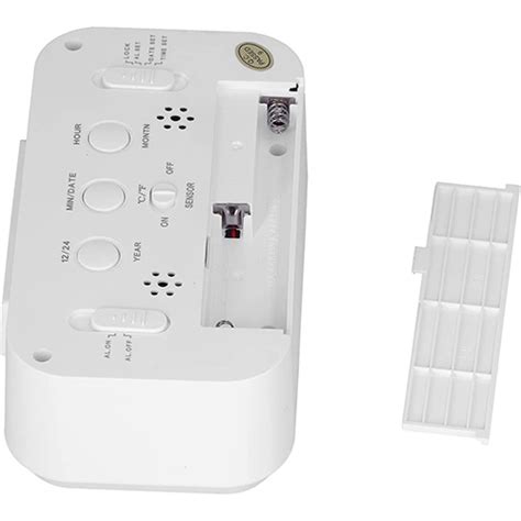 LCD Display Digital Alarm Clock Battery Powered Ido Lk