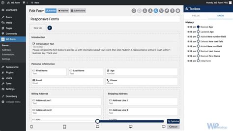 Wp Fluent Forms Vs Ws Form Pro Form Plugin Comparison