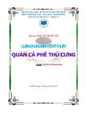 Investigating the Necessity of Investing in Pet Cafés Market Course Hero