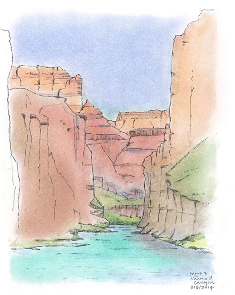 Grand Canyon Sketch At Explore Collection Of Grand