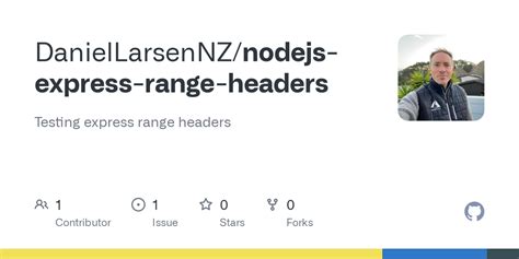 Github Daniellarsennznodejs Express Range Headers Testing Express