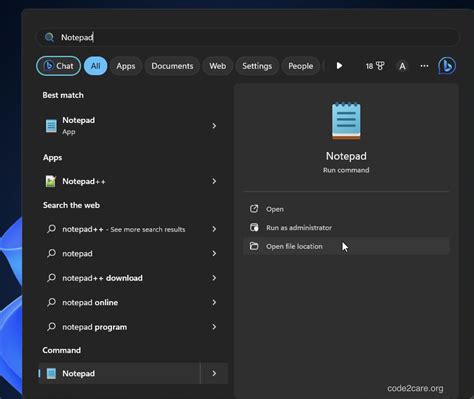 how to add notepad shortcut to desktop on windows 11 code2care