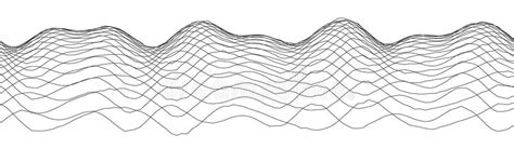 Abstract Wave Pattern Design For Modern Art Prints And Creative
