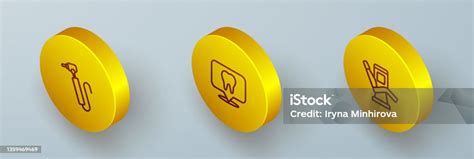 이소측정 선 치아 드릴 치과 진료소 위치 및 의료 치과 의자 아이콘을 설정합니다 벡터 3차원 형태에 대한 스톡 벡터 아트 및 기타 이미지 3차원 형태 건강 진단 건강