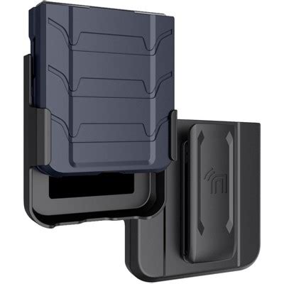 Nakedcellphone Combo For Samsung Galaxy Z Flip Special Ops Case And Belt Clip Holster Navy