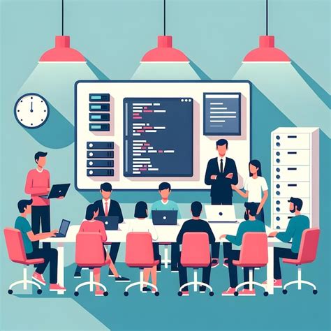 premium vector diverse developers it pros collaboration vector