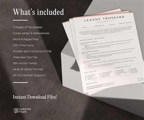 ATS Friendly Resume Template ATS Resume Template Word Google Docs Resume Template ATS Resume