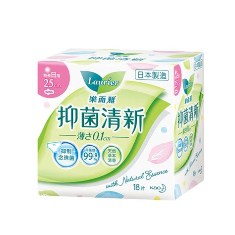 樂而雅抑菌清新絲薄特長日用25cm18片裝 香港蘇寧 Suning