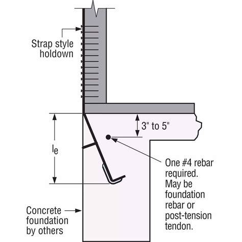 Simpson Strong Tie Sthd10 Sthd 24 5 8 In 12 Gauge Galvanized Strap Tie