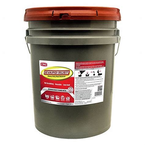 Crc Bucket 5 Gal Container Size Rust Remover 826yk5 1752542 Grainger