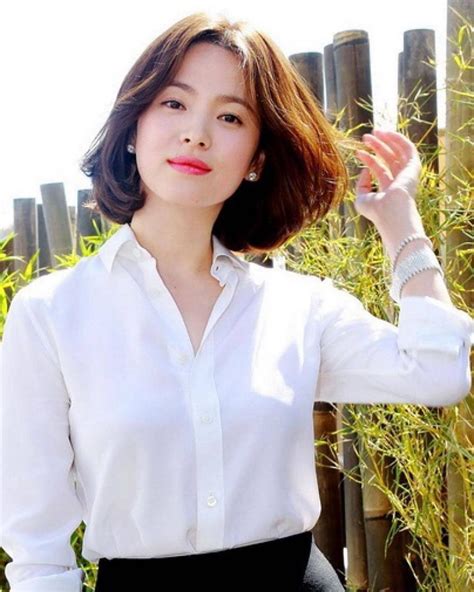 Penampilan Terbaru Song Hye Kyo © 2018 Estilos De Cabello Corto Cortes De Cabello