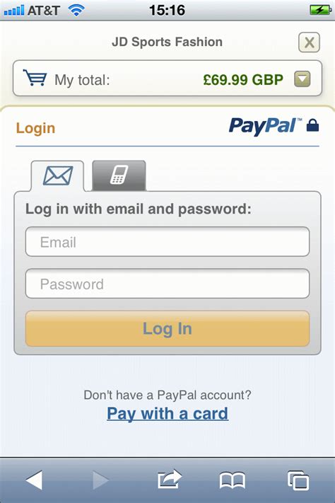 Paypal Express Checkout Button