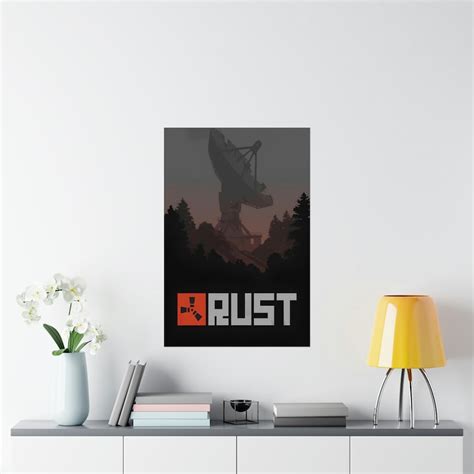 Rust Poster Rust Steam Gaming Poster Gamer Room Decor Etsy