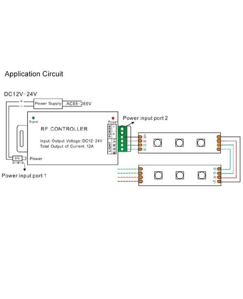 RF RGB LED Controller With 20Keys Remote