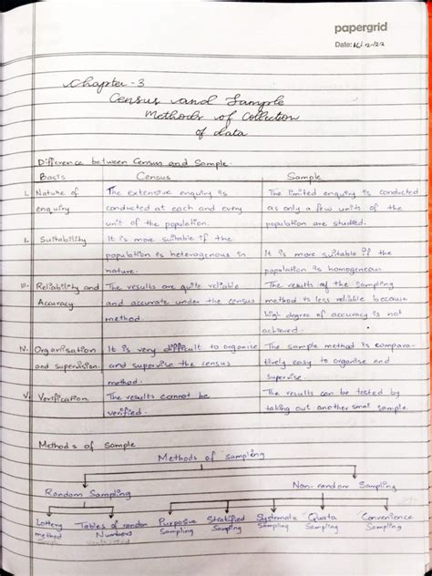 Census And Sample Method Pdf