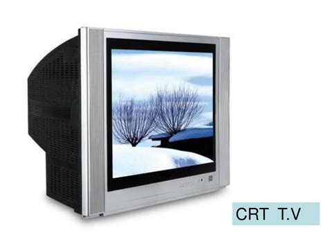 PPT Display Technology Comparison CRT Plasma LCD LED PowerPoint Presentation ID