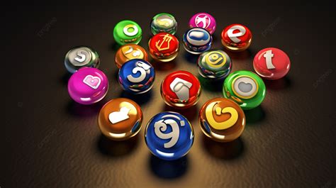 소셜 미디어 아이콘의 3d 렌더링된 세트 소셜 미디어 전화 모바일 비디오 소셜 미디어 모바일 배경 일러스트 및 사진 무료 다운로드 Pngtree