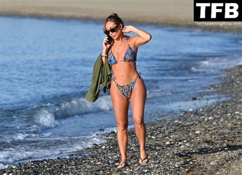 Lauryn Goodman Puts On A Sultry Display In A Bikini Out On Holiday In Marbella Photos