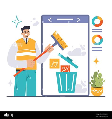 Website Optimization Concept Optimizing Website Data Management