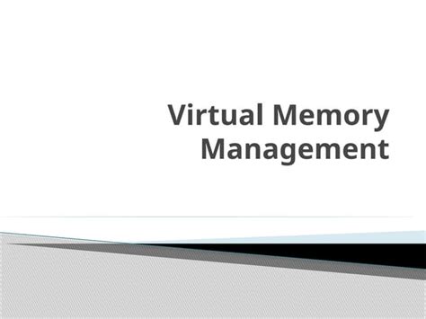 Virtual Memory Managementddddddddffffffffffffffpptx
