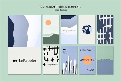 종이 질감 인스 타 그램 스토리 디자인 서식 파일 무료 Psd 파일