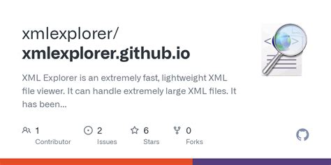 GitHub Xmlexplorer Xmlexplorer Github Io XML Explorer Is An Extremely Fast Lightweight XML