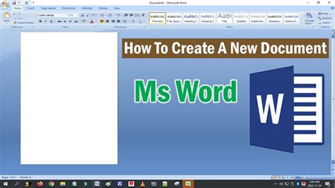 Microsoft Word Me Document Kaise Banaye Ms Word Me Document Kaise