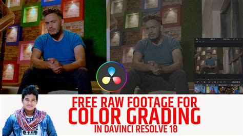 Free Raw Footage For Color Grading In Davinci Resolve 18 By Anilrana