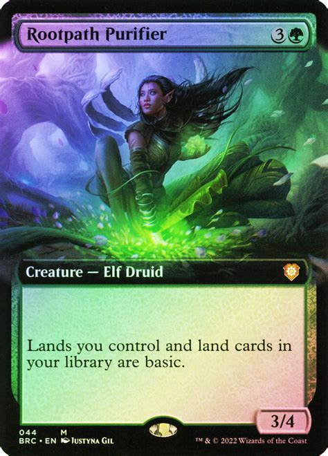 Rootpath Purifier Extended Art The Brothers War Commander Variants Star City Games