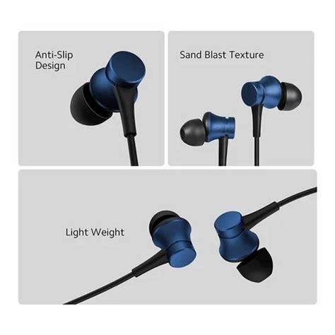 Xiaomi Wired In Ear Earphones With Mic Ultra Deep Bass Metal Sound Chamber At Piece