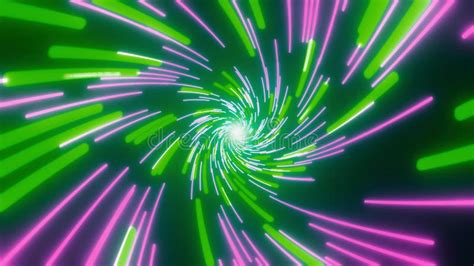Seamless Loop Abstract Light Streaks Effect Animation Twisted Light