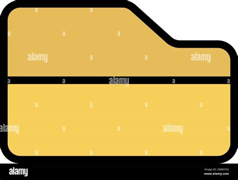 Folder Icon Data Organization Editable Vector Stock Vector Image And Art Alamy