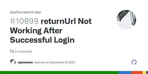 returnurl not working after successful login · issue 10899 · abpframework abp · github