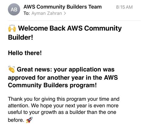 Ayman Zahran On Linkedin Awscommunitybuilders