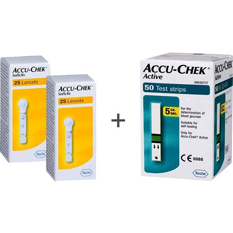 Buy Accu Chek Instant 50 Test Strips 2 Packs Of Softclix Lancet 25 Online And Get Upto 60 Off