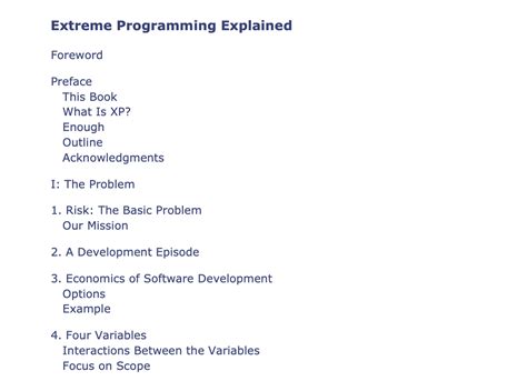 《极限编程》读书笔记 · Wfuings Blog