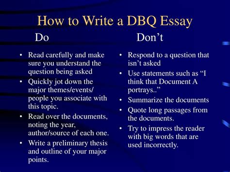 PPT Mastering Document Based Questions A Comprehensive Guide For Effective Writing PowerPoint