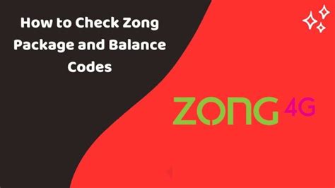 How To Check Zong Package And Balance Codes BrandRope Blog