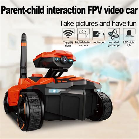 YD 211 RC Tank Wifi FPV 0 3MP Camera Robot Phone Controlled Car RC Spy