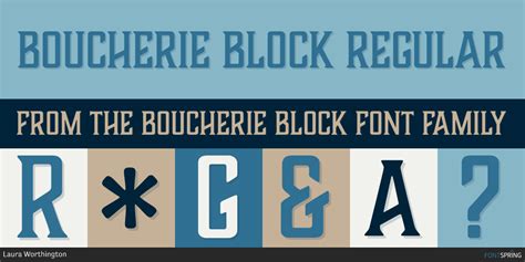 Similar Fonts To Boucherie Block Fontspring