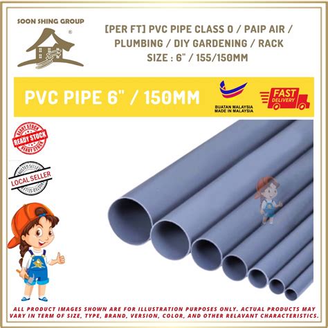 Per Ft Pvc Pipe Class O Paip Air Plumbing Diy Gardening Rack