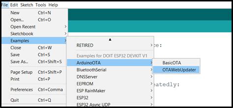 Esp32 Ota Programming Using Arduino Ide Esp32