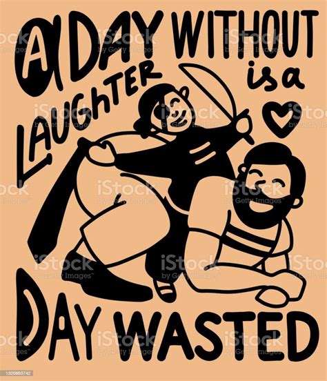 영어로 동기 부여 텍스트와 그림 웃음없이 하루는 하루 낭비입니다 아빠는 아이와 함께 해적을 연주하는 재미를 가지고있다 아버지의 날을 위한 엽서 인쇄 플로터에서 절단을 위한